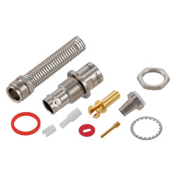 78 Ohm TRB 3-lug NI Bulkhead Jack 1553 Connector Clamp/Solder ...