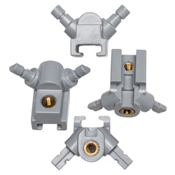 Polycarbonate Back Panel Adjustment Kit- Dark Gray