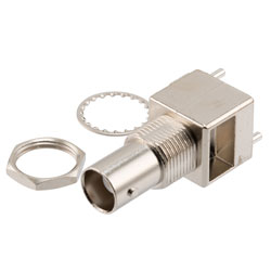 RF PCB Connector, BNC panel jack, Bulkhead