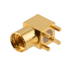 RF PCB Connector, MMCX Female right angle, DIP (Thru Hole)