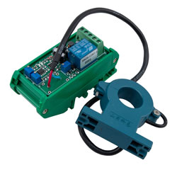 AC current sensor with switch output, 0-100A; working voltage 24V ...