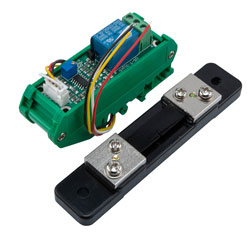 Isolated DC current shunt current sensor, Detection range 0-50A ...