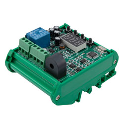 AC Current Sensor with Display, Overcurrent Protector, 0-10 A, RS485 Modbus RTU, Relay Output ...