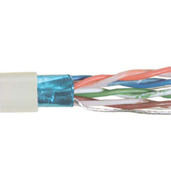 Category 6 Bulk Cable, F/UTP Foil Shielded 4-Pair 26AWG Stranded ...